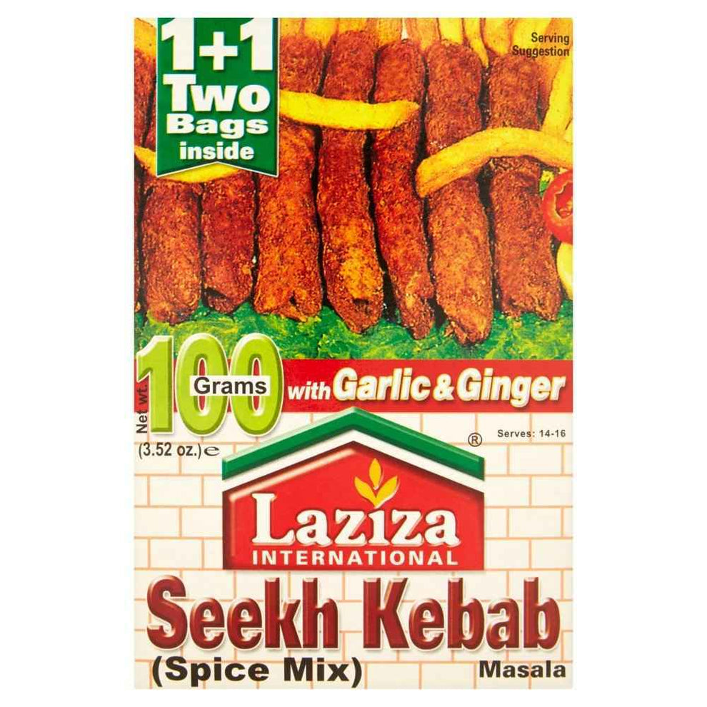 Laziza Seekh Kebab Masala Spice Mix 100g – Onlinemeatshop.com