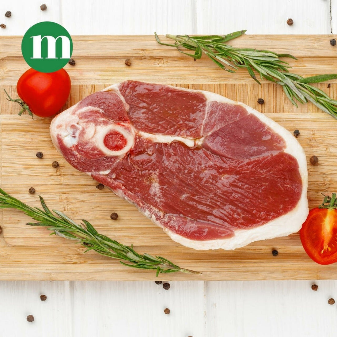 Henry's Fresh Halal British Lamb Leg Steak - 1KG – Onlinemeatshop.com